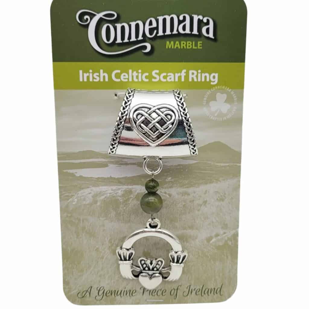Claddagh Scarf Ring-Claddagh-Irish Scarf Ring-Celtic Design