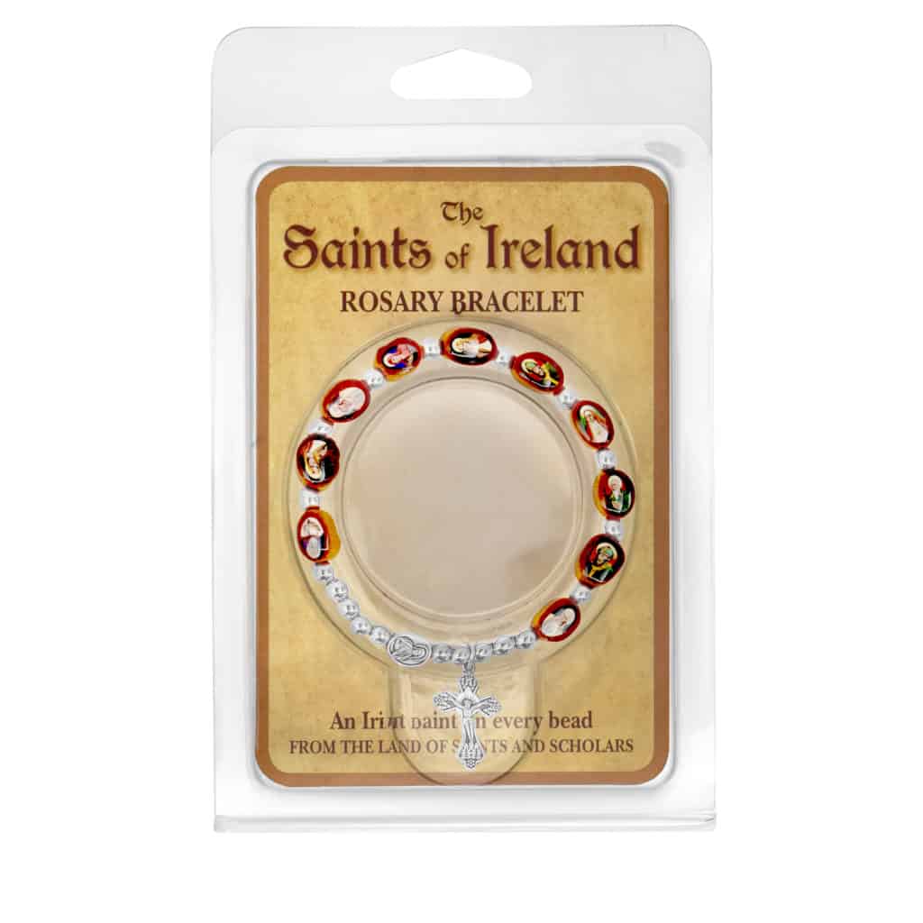 Rosary Bracelet ¦ Saints of Ireland Rosary Bracelet from Ireland