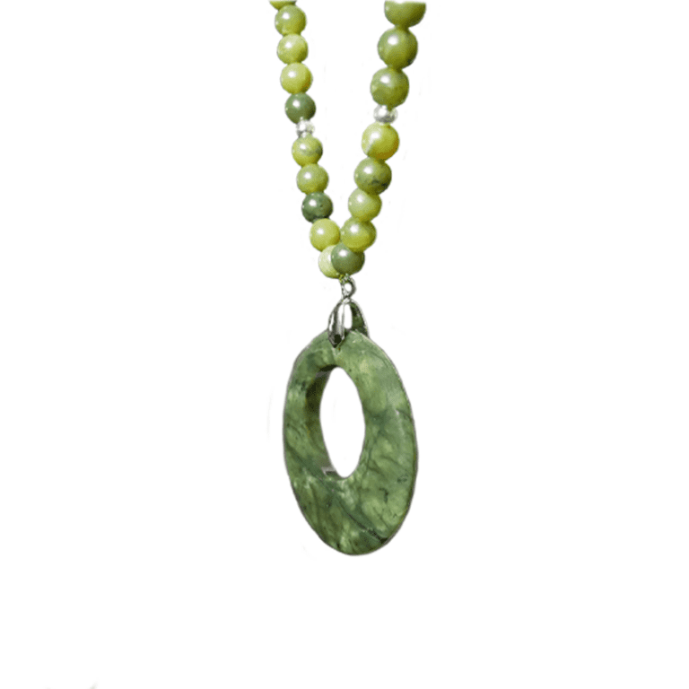 Celtic Irish Pendant and Necklace - Connemara Marble