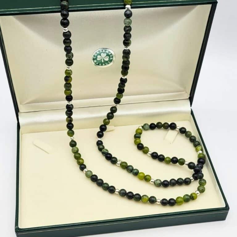 Connemara Marble String of Irish Pearls Necklace - Connemara Marble