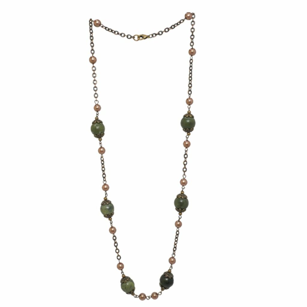 Connemara Marble Marcasite Silver Drop Pendant