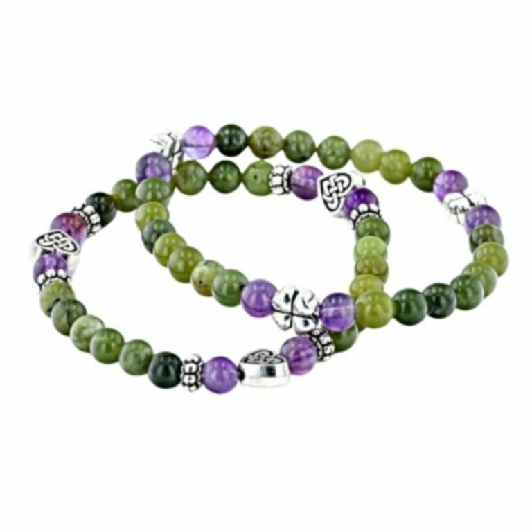 Irish Celtic Bracelets Marble Bracelets - Connemara Marble